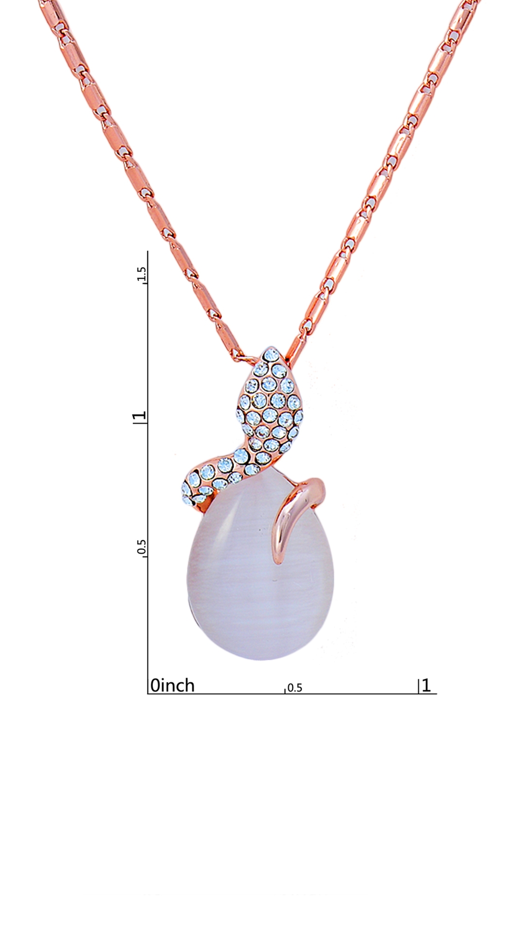 Professional Small Rose Gold Plated 2 Pieces Jewelry Sets
