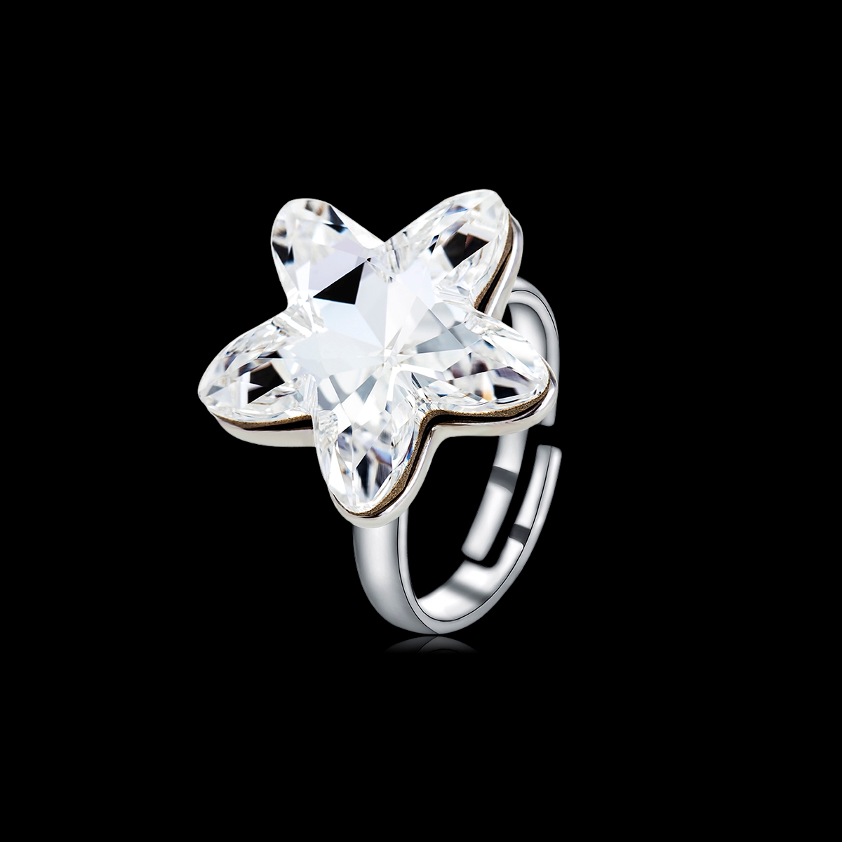 Beautiful Female Small Adjustable Rings