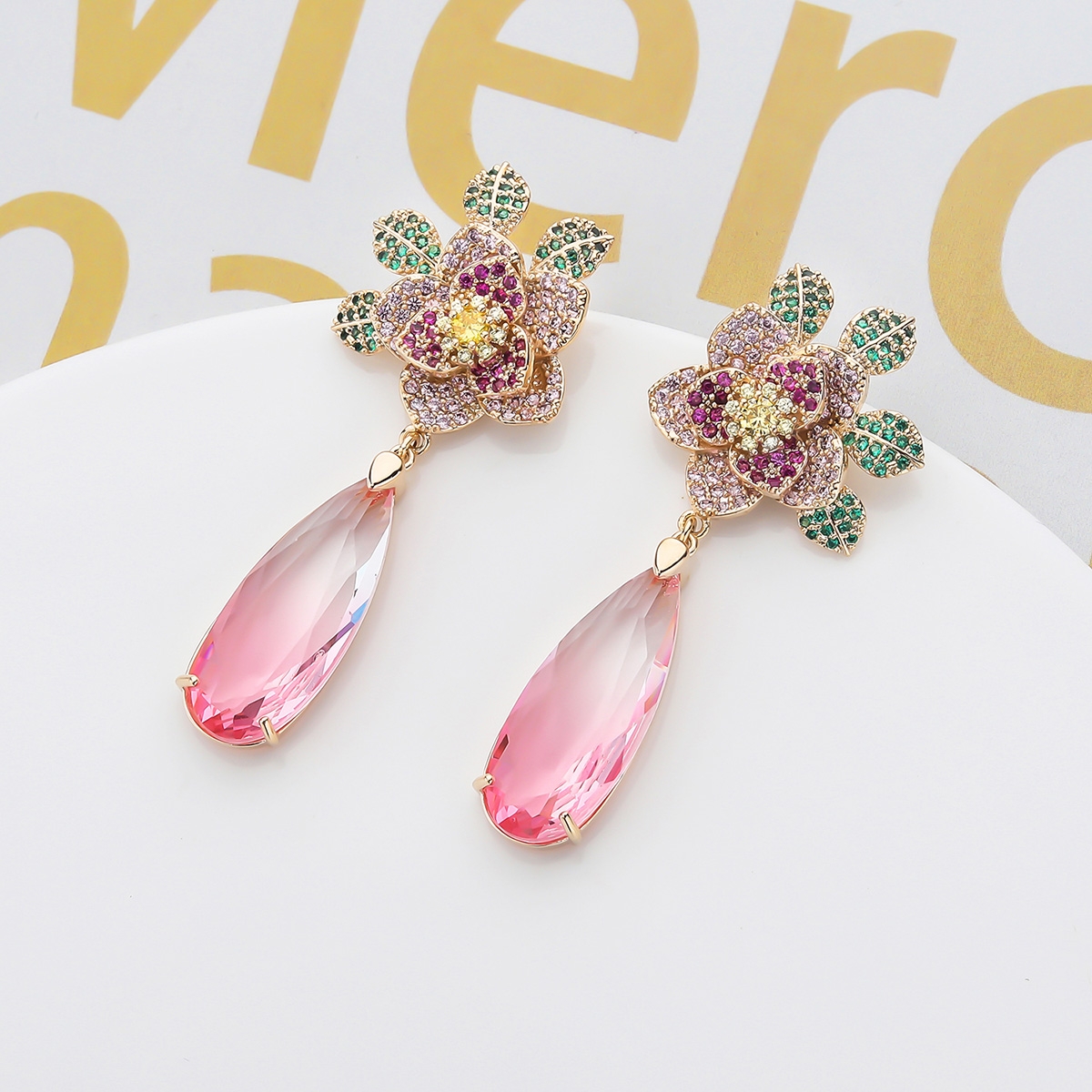 Flowers & Plants Medium Dangle Earrings with Fast Shipping
