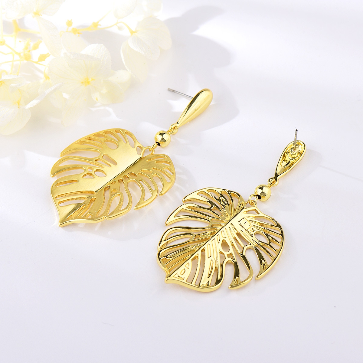 Sparkling Dubai Big Dangle Earrings