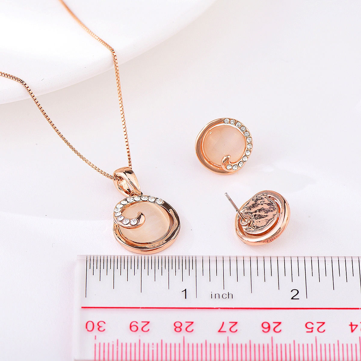 Famous Small Classic 2 Piece Jewelry Set