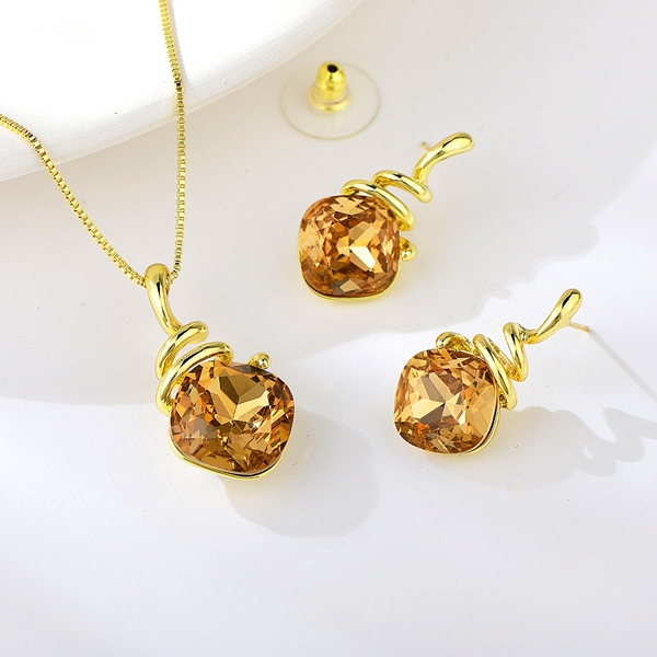 Zinc Alloy Geometric 3 Piece Jewelry Set at Super Low Price